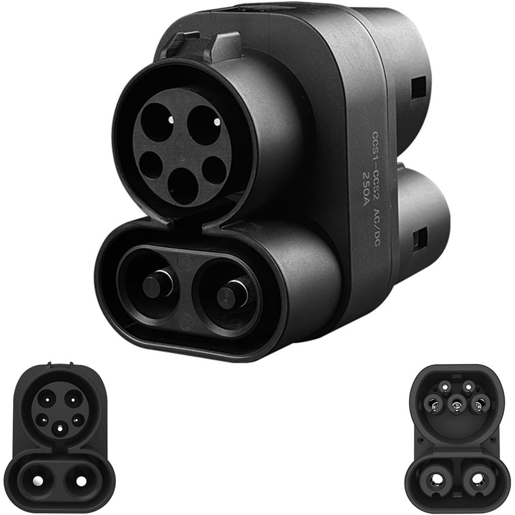 CCS1 to CCS2 Adapter EV Charger Adpater DC 1000V 250A and AC 32A EV ...