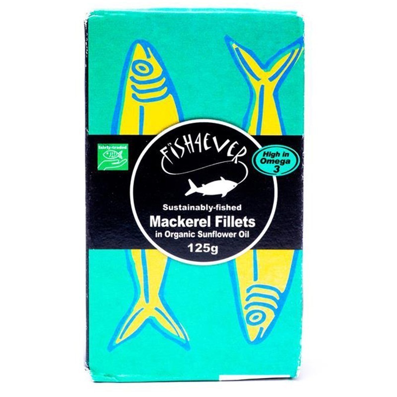 Organic Mackerel Fillet in Sunflower Oil 125g | Shopee Singapore
