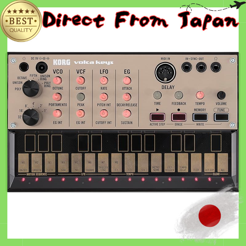 Compact Portable Analog Synthesizer with Polyphonic Playback and Built ...