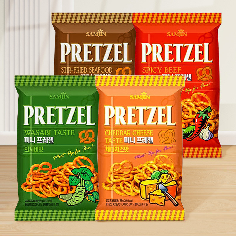 Korea Imported SAMJIN SAMJIN Biscuit Ring 0g Cheese Mustard Seafood ...
