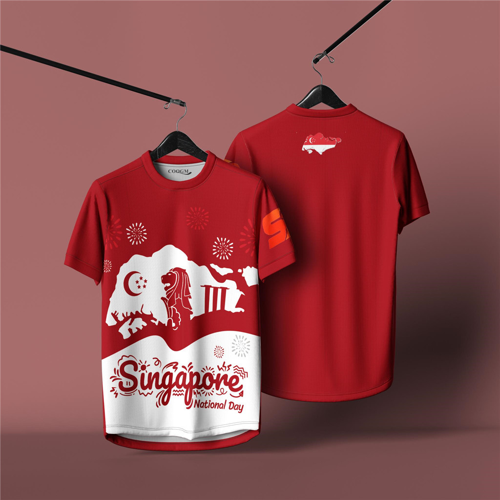 【SG 60 SHIRT】2025 60th National Day Ndp Outfits I Love Singapore Red ...