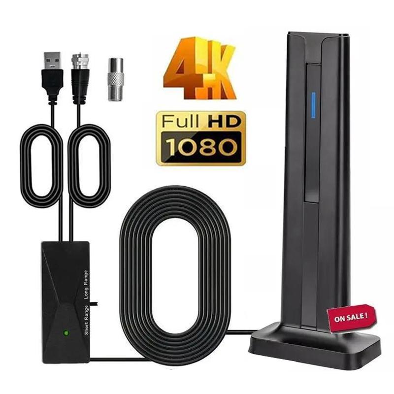 TV Antenna Digital HD Antena Indoor HDTV 1080P 4K Long Range | Shopee ...