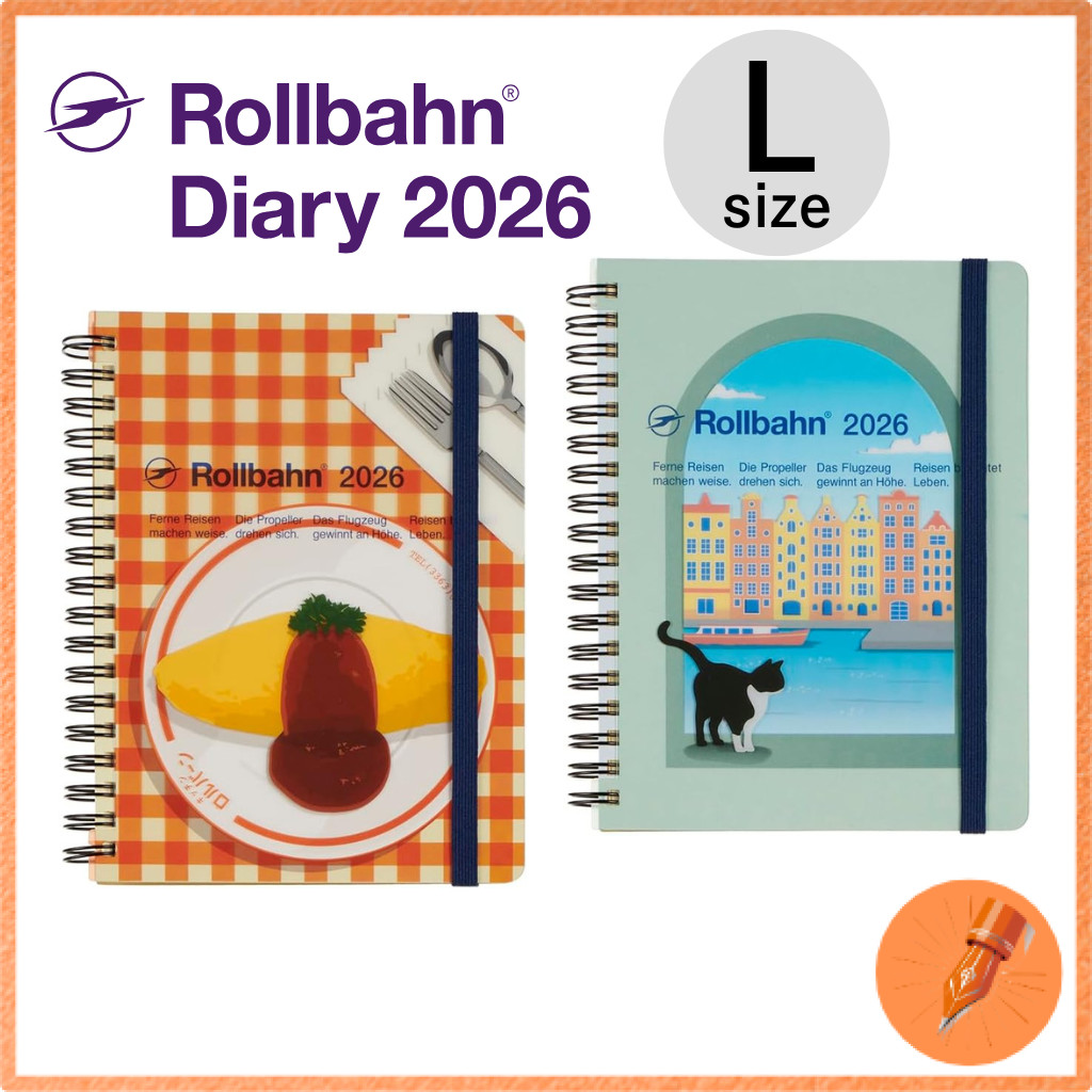 Delfonics 2026 Rollbahn Diary Trois L Monthly Planner | Shopee Singapore