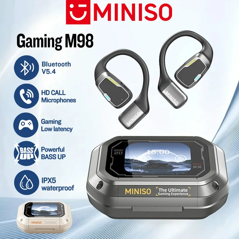 [AI Translator] MINISO M98 Wireless Headphones OWS Sports Bluetooth ...