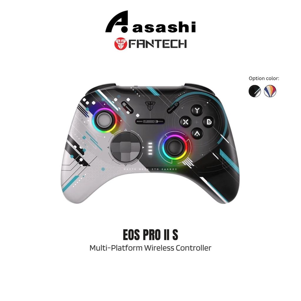 Fantech EOS PRO II S Multi-Platform Wireless Controller - Black/White ...