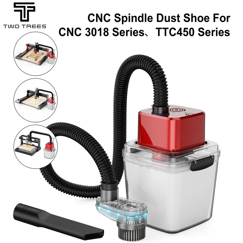 Twotrees Spindle Dust Shoe for cnc 3018 TTC450 Serie CNC Router Air ...