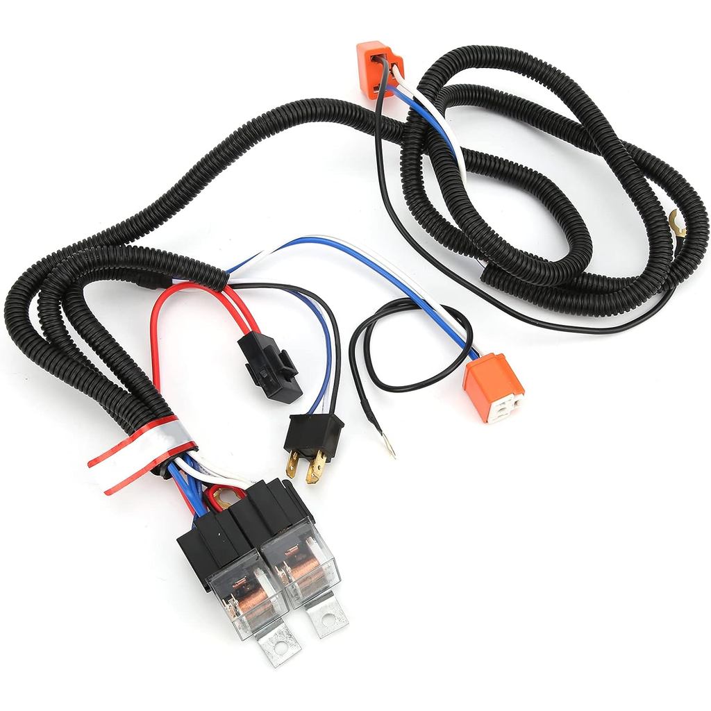 Relay Universal Fog Lamp Headlight Relay H4 Relay Wire Harness Headlamp ...