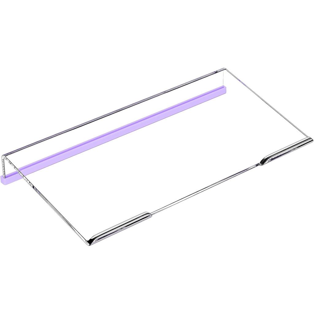 Richboom Computer Keyboard Stand for Desktop, 11.8" Tiny Clear Acrylic ...