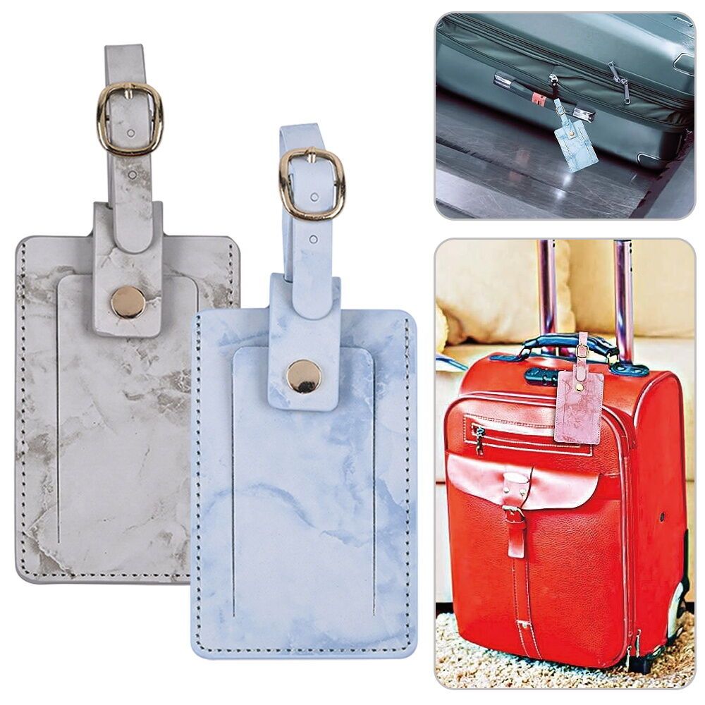 Travel Luggage Label Name ID Card Holder Suitcase Accessories Plastic ...