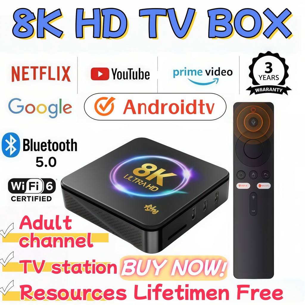 【New Product】 Android 14 8K high-definition smart TV box supporting ...