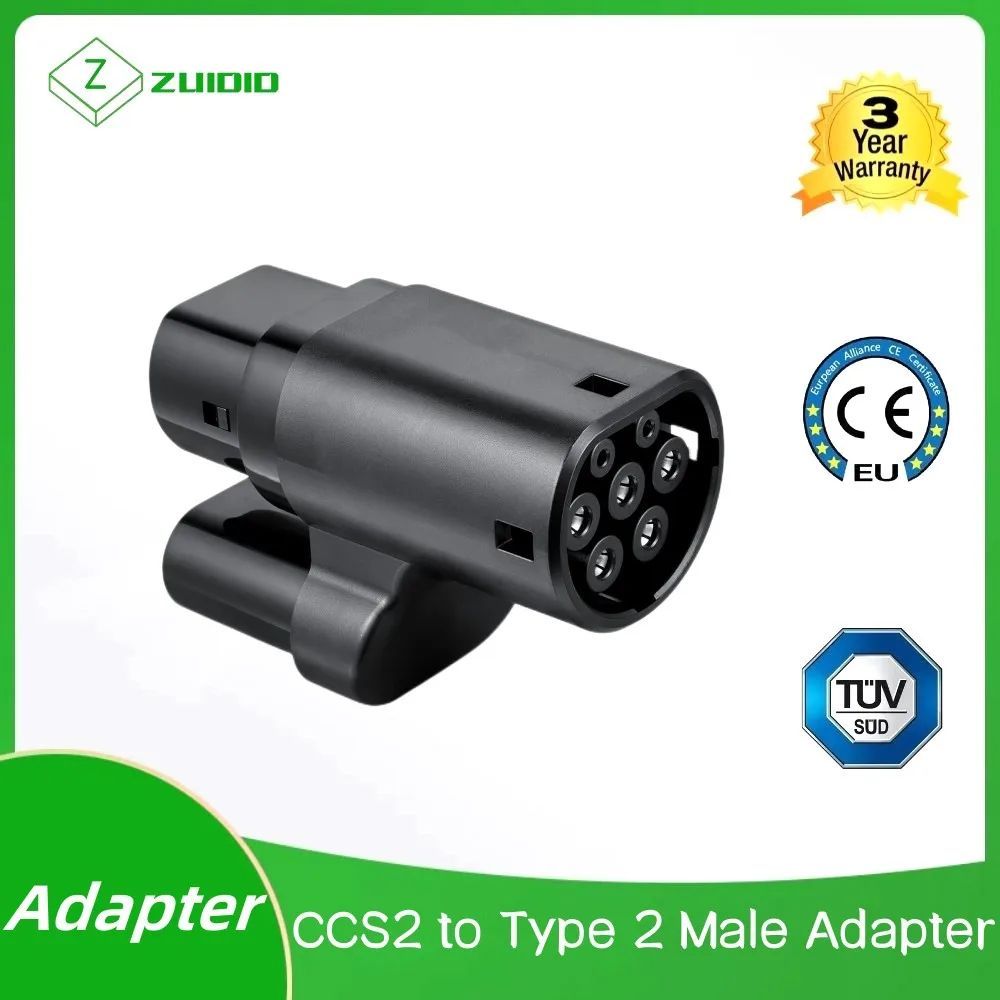 Portable CCS2 Adapter to Type 2 Adapter For EV Charger Adapte Car ...