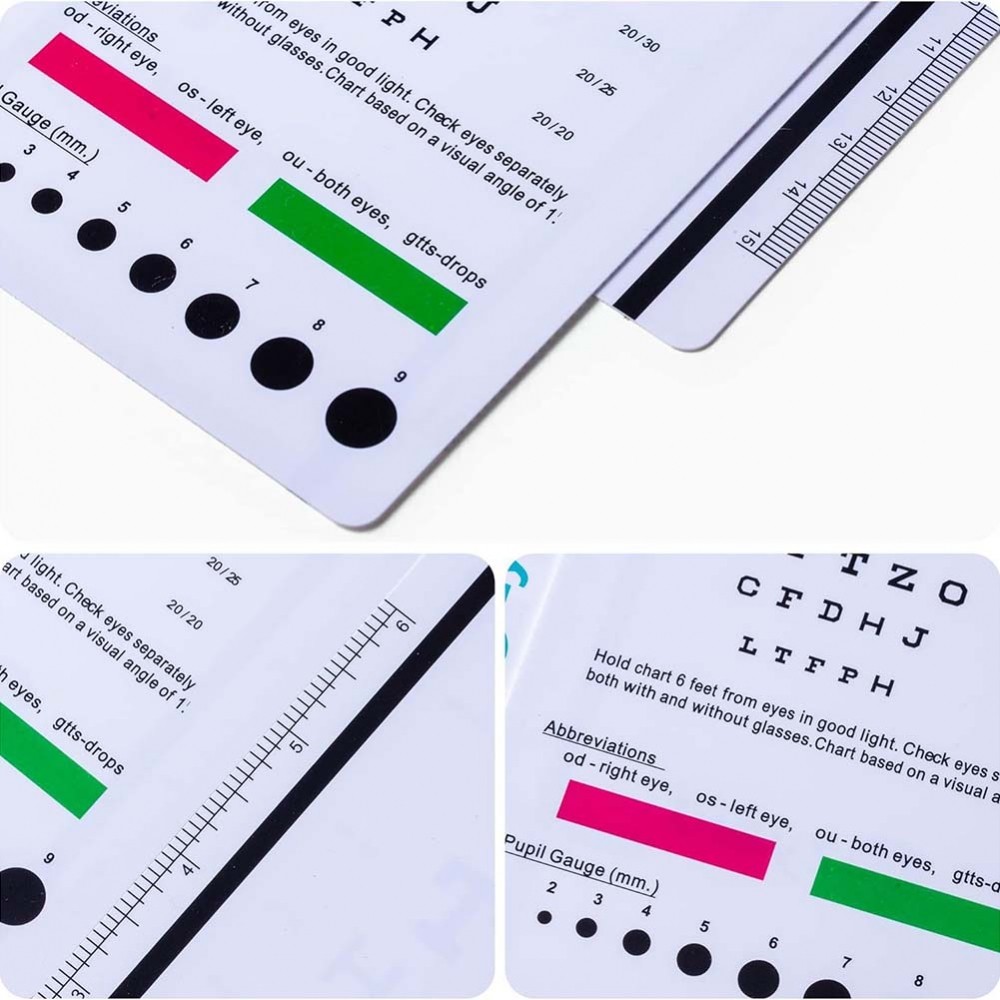 Simplified Vision Assessment with Dual Version Eye Charts and PD Rulers ...