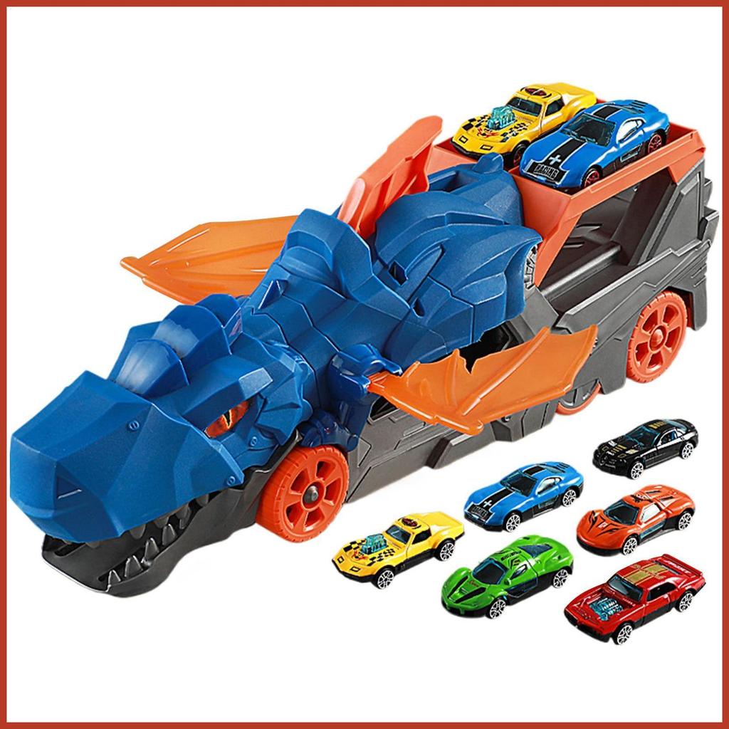 Dinosaur Transport Car Inertial Sliding Dinosaur Transport Truck Dino ...