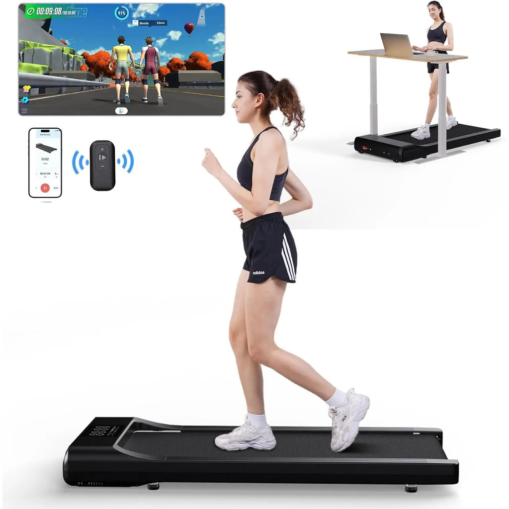 Under Desk Walking Pad Treadmill For Home Office, Intelligent Walk Mat ...