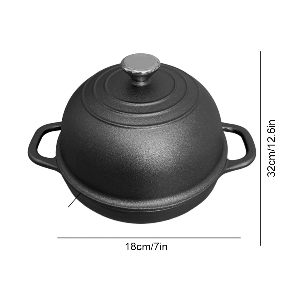 [paranoid.sg] 24CM Enameled Bread Pan Dome-Shaped Sourdough Bread ...