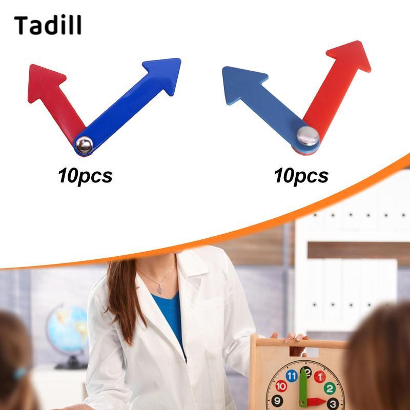 Tadill 10 Pieces Clock Hands Set Teaching Clock Hand Engaging Concepts ...