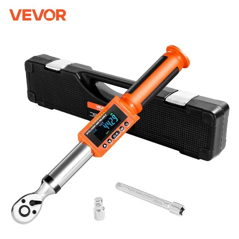 VEVOR Digital Torque Wrench 72-Tooth ±2% High Accuracy Electronic ...
