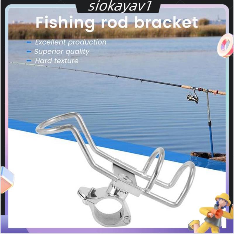 316 Stainless Steel 32MM Hole Fishing Rod Rack Holder Pole Bracket ...