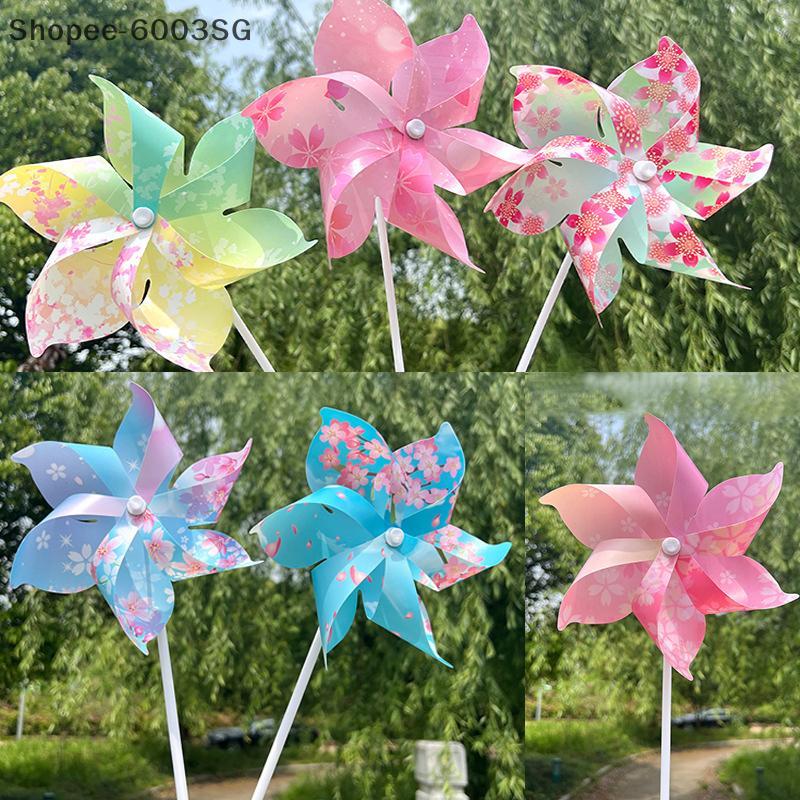 [modamaven] Rotating Colorful Flower Windmill Kids Pinwheels Toy ...