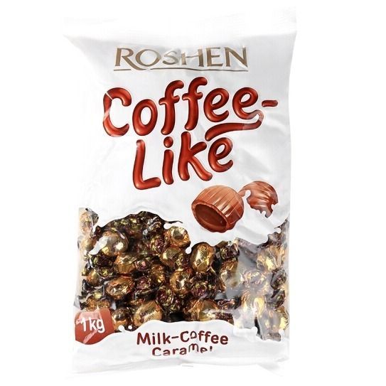 Russia Rusheng Drip Coffee Milk Candy Flavored Filled Milk Candy ...