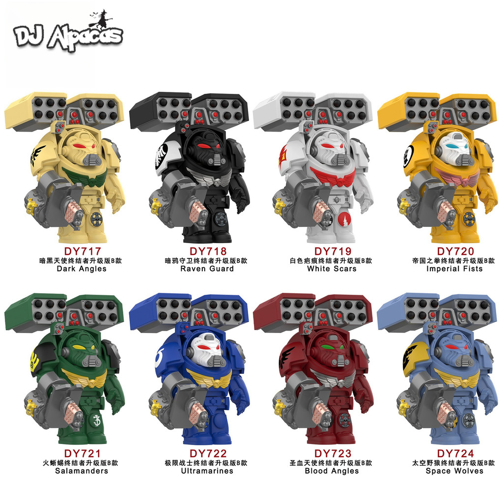 Mini Figures Toy Dark Angles White Scars Blood Angles Collectible Dolls ...