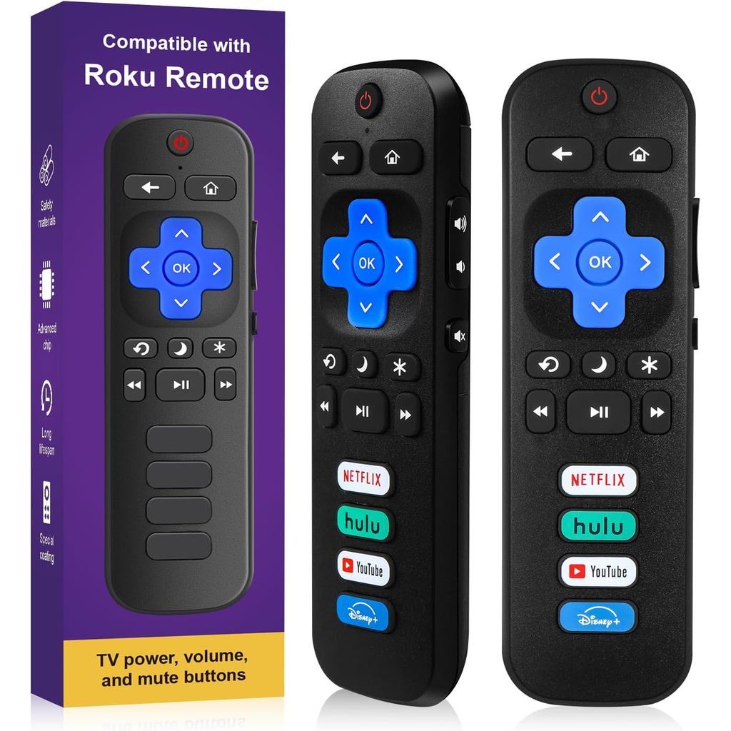 Replacement-Remote-Control for Roku-TV,Compatible for TCL Roku/Hisense ...