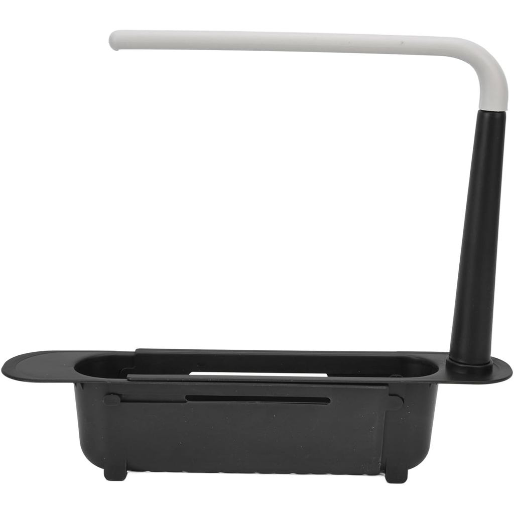 Telescopic Kitchen Over Sink Organizer with Towel Hanger, 2-in-1 ...