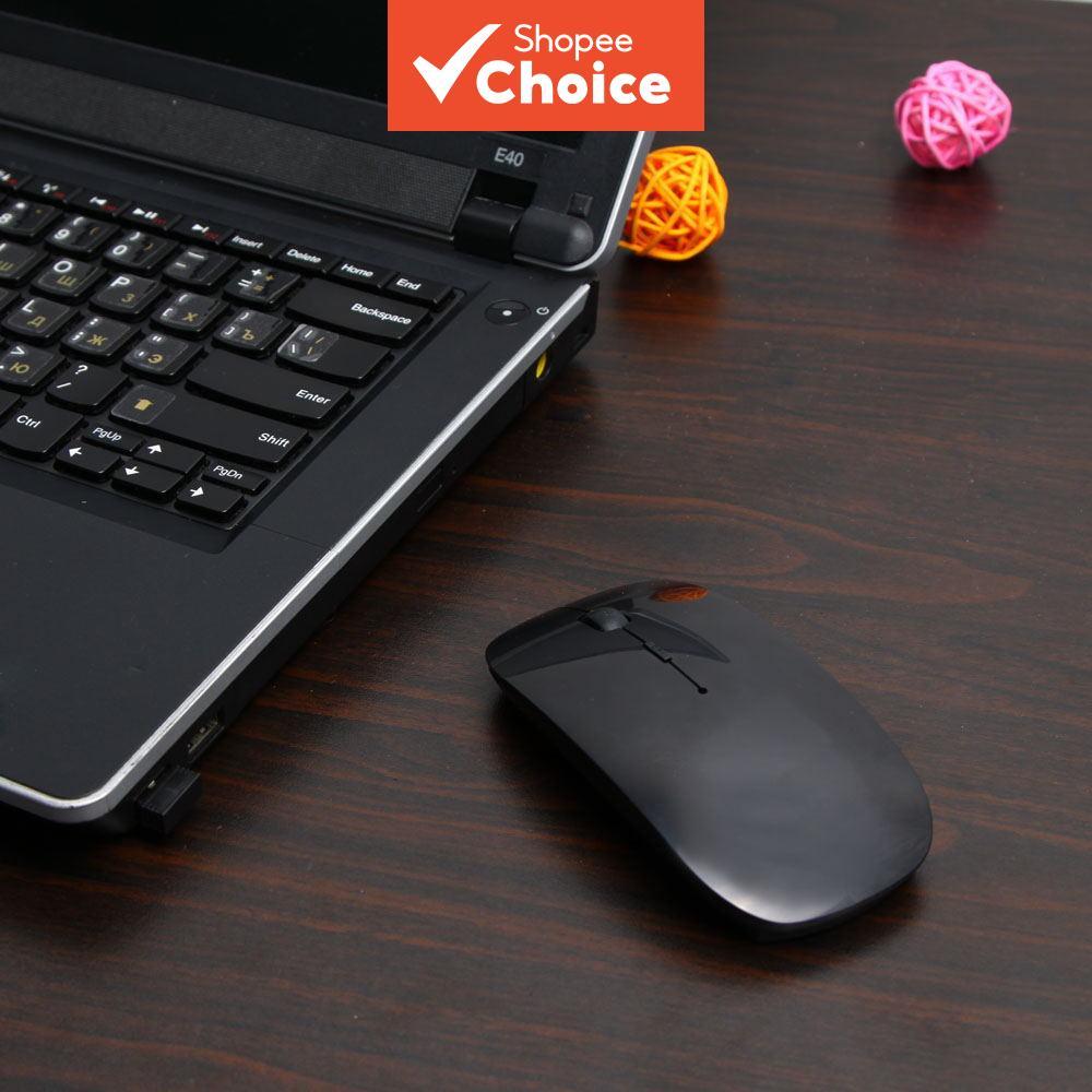 Wireless Mouse BT Mini Portable Flat 2.4Ghz Silent Backlit Gaming Mice ...