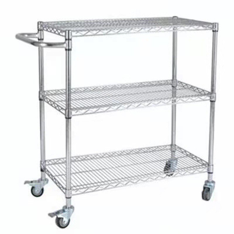 Multi-layer Storage Rack with Wheels Carbon Steel Assembly Anti-static ...