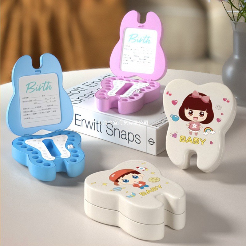 Baby Teeth Collection Commemorative Box Teeth Lanugo Umbilical Cord ...