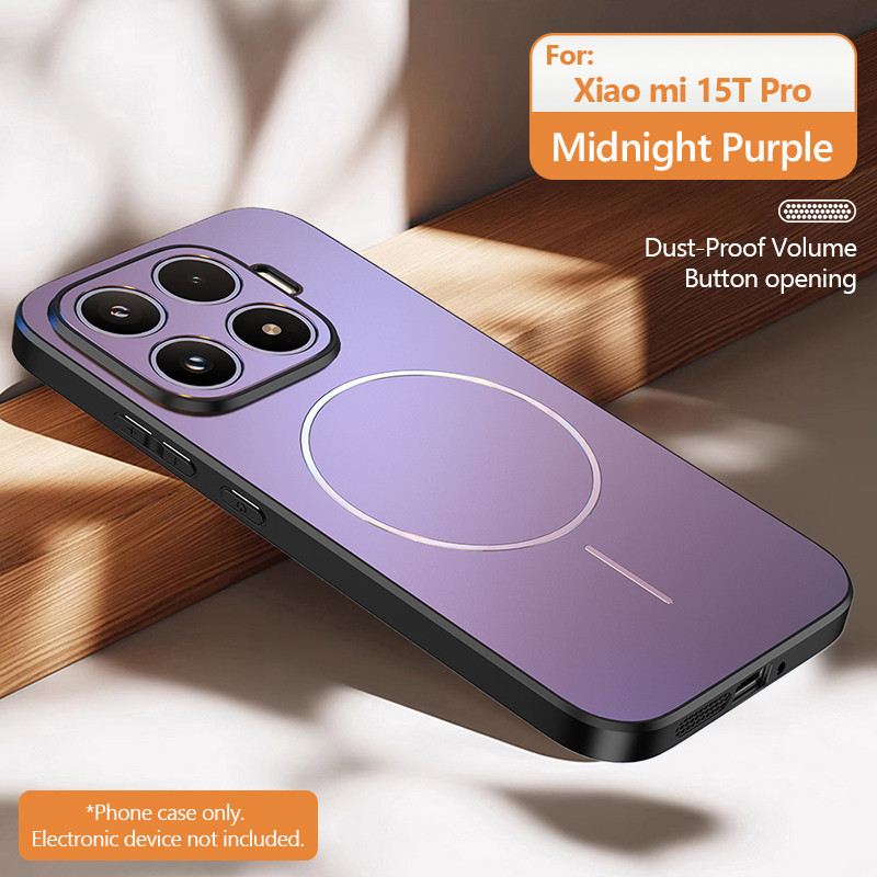 Luxury Skin Feeling Magnetic Frosted Phone Case For Xiaomi 15T Pro 15T ...
