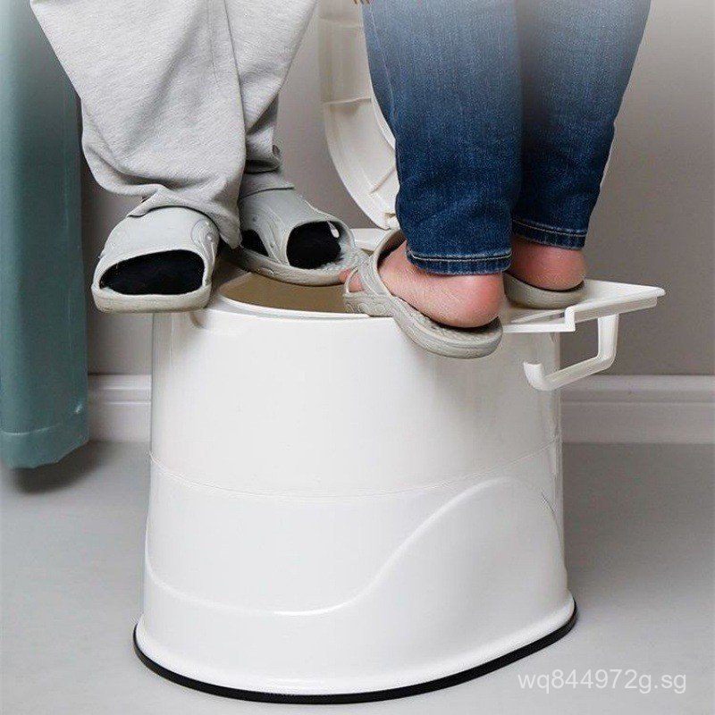 Plastic Commode Chair Home Use Commode Stool Toilet for Adults ...