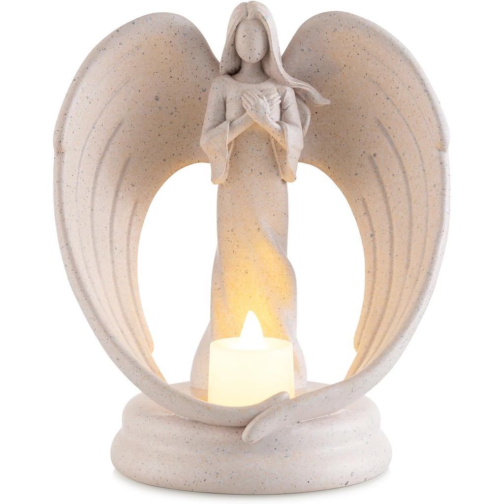 Sympathy Gift Angel Statue: Memorial Guardian Angel Figurines ...