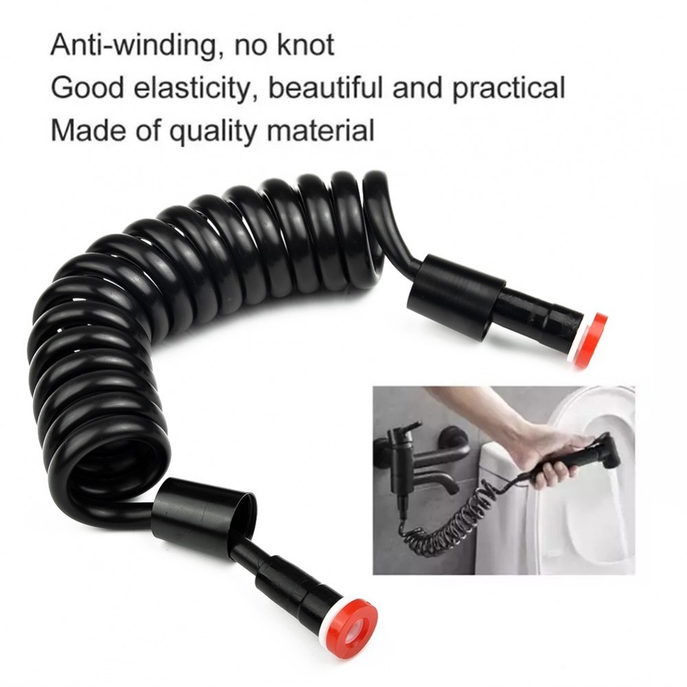 Flexible 2 Meter Shower Hose Retractable Spring Hose for Bidet and ...