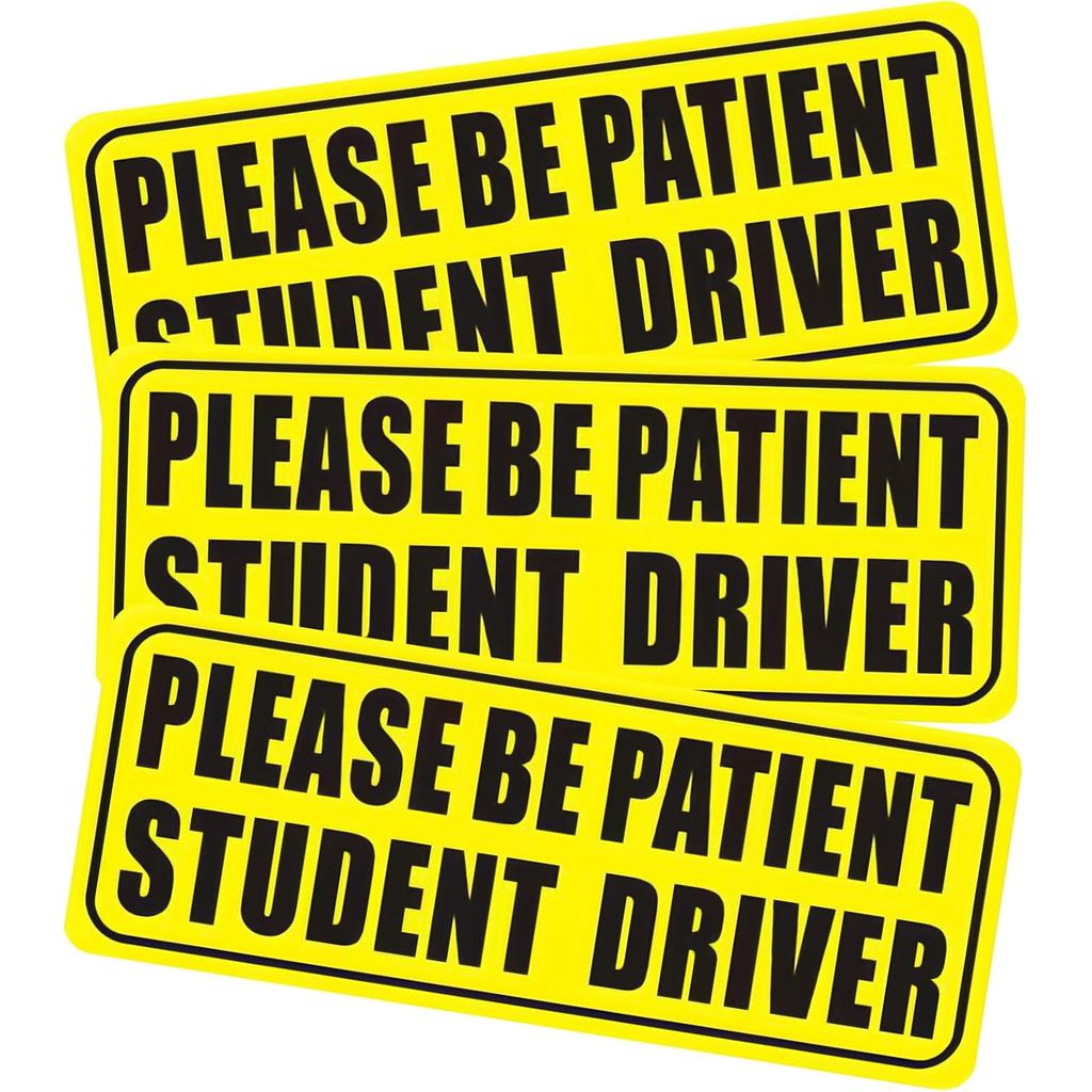 3PCS Student Driver Magnet for Car, Please Be Patient Student Driver ...
