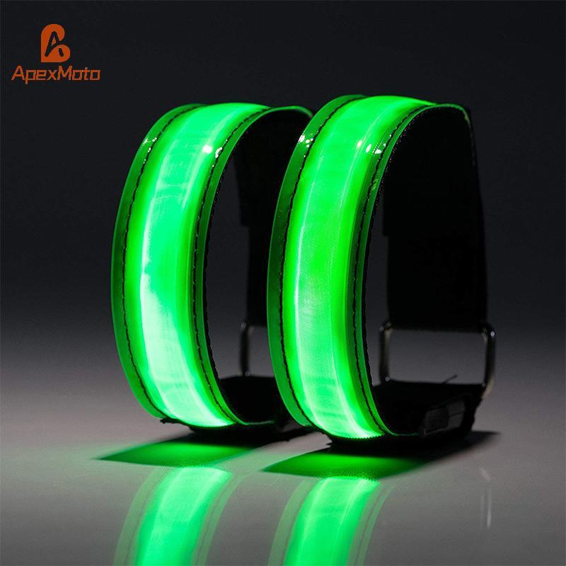 ApexMoto Luminous Arm Strap LED Running Light Night Running Luminous ...