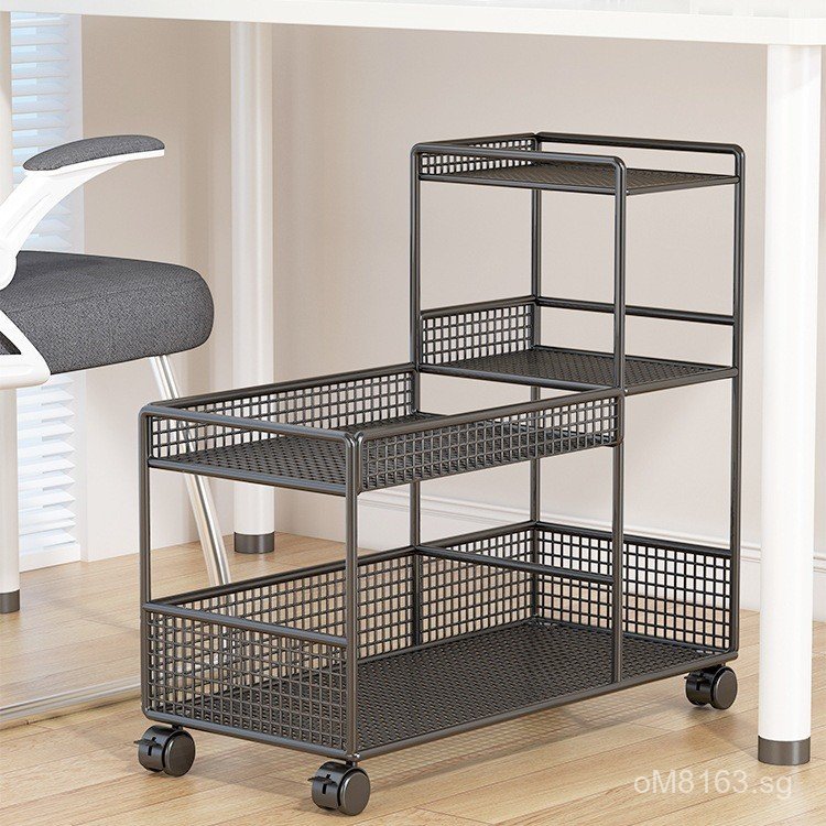 Under Desk Book Storage Rack Bookshelf Book Bottom Floor Storage ...