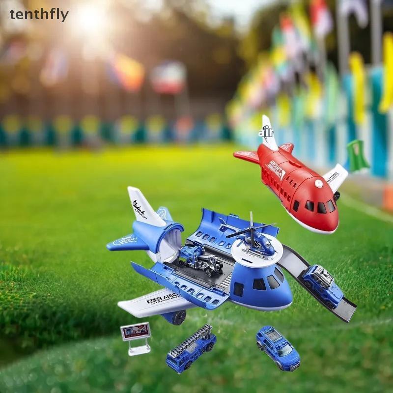 tenthfly 1 Set Christmas Gift Children's Airplane Car Toy Inertial ...