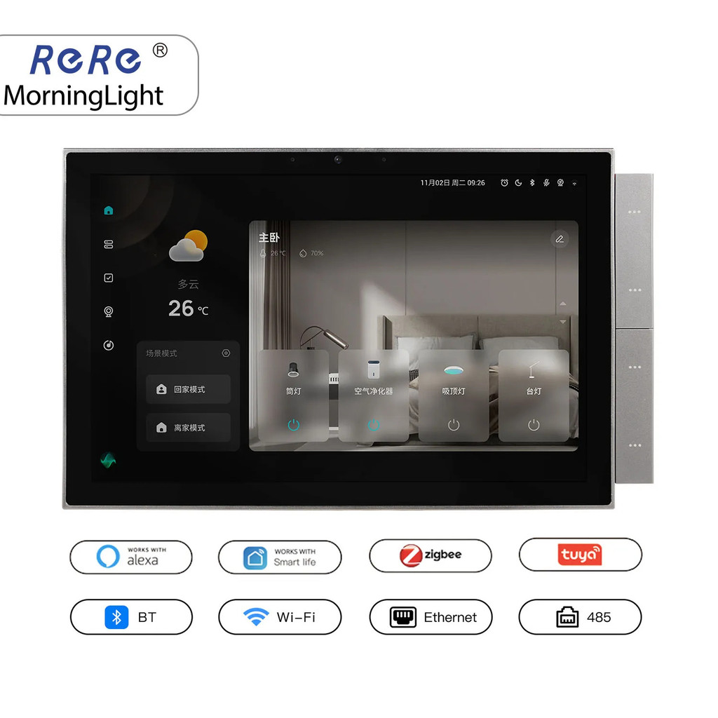 Tuya Smart Home Control Panel Max 10.1inch Touch Screen With Bluetooth ...