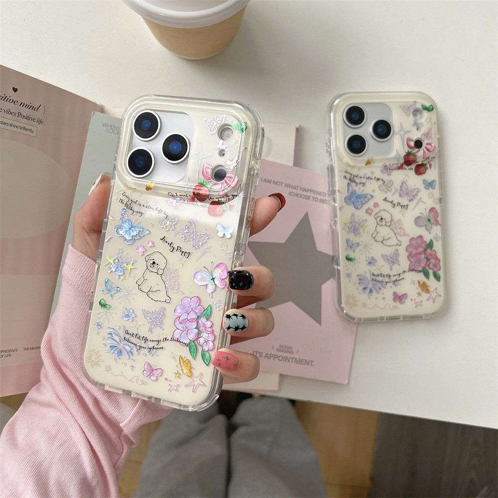 Premium Gilded Gold Thread Mushroom Cat Dog Suitable for iPhone 17 ...
