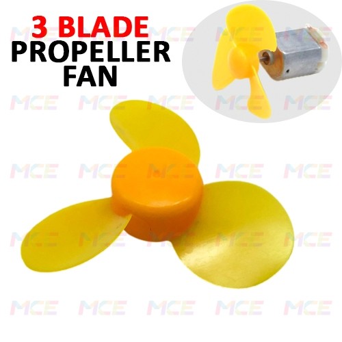 3 Blade Mini Propeller Fan for DIY Projects STEM Experiment Motor 74mm ...