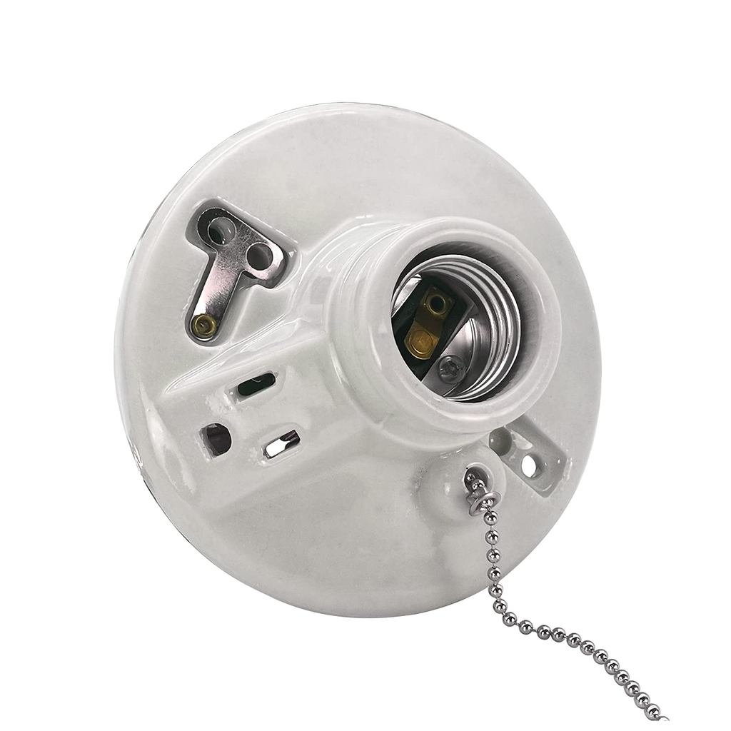 Zero 612431 lampholder 125 Volt Porcelain Pull Chain Light Fixture ...