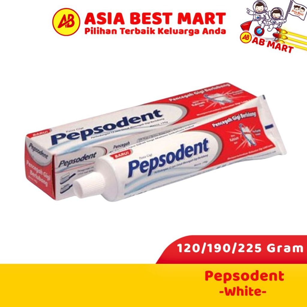Pepsodent White 120gr 190 Gr 225 Gr Plus White 190 Gr Act Herbal 190 Gr ...