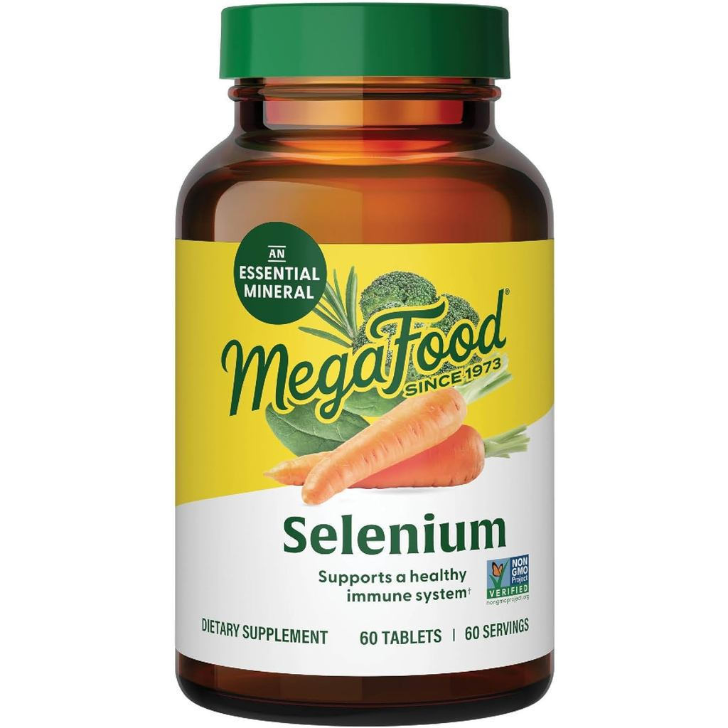 MegaFood Selenium - Selenium 50 mcg - Supplement with Food & Herb Blend ...