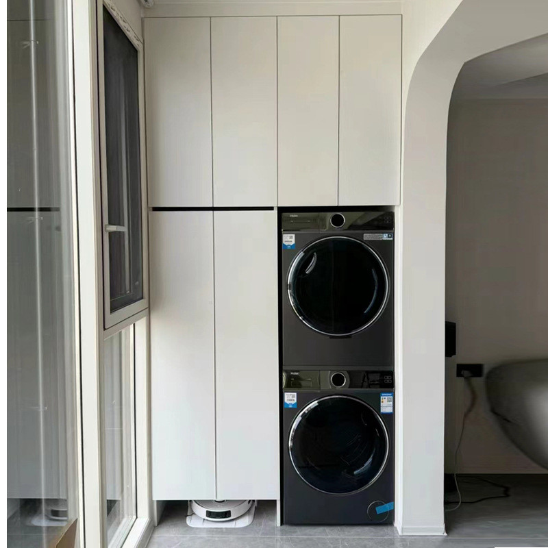 Honeycomb Aluminum Full Panel Balcony Cabinet Washing Machine Dryer ...