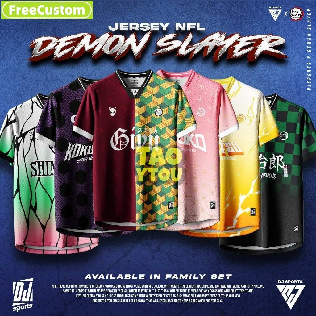 Hot New Releases Anime Devil Killer Pattern Printed T-shirt, NFL Budak ...