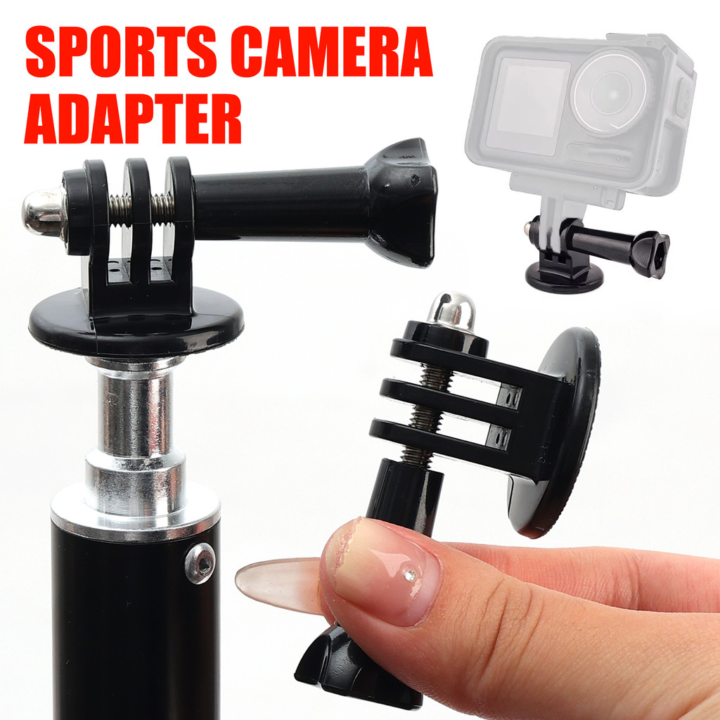 Tripod Mount Adapter with 1/4'' Thumb Screws for GoPro Hero, DJI OSMO ...