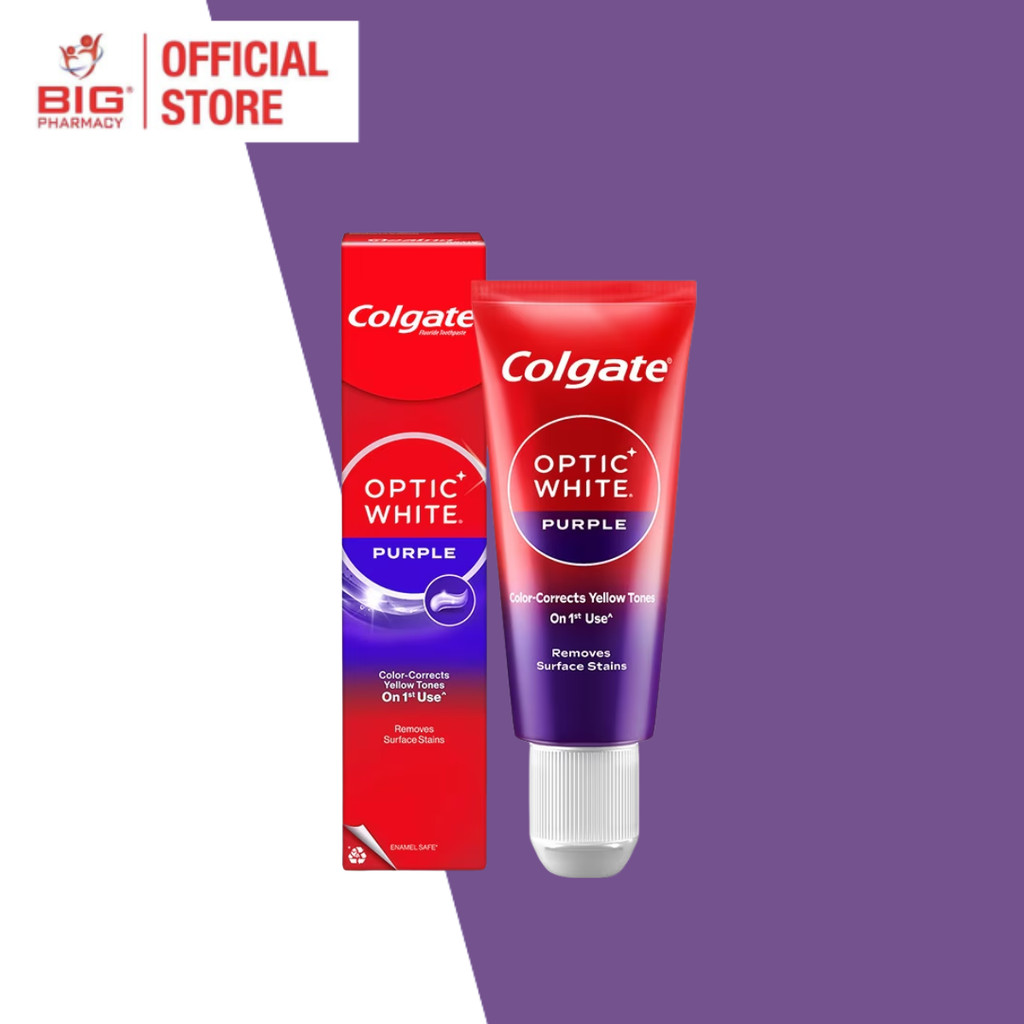 COLGATE TOOTHPASTE OPTIC WHITE PURPLE 37G | Shopee Singapore