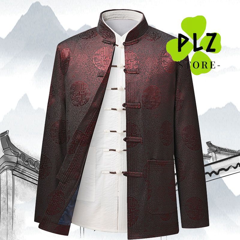 Tang Suit Male Chinese Style Tang Suit Tang Suit Men's Suit Style ...