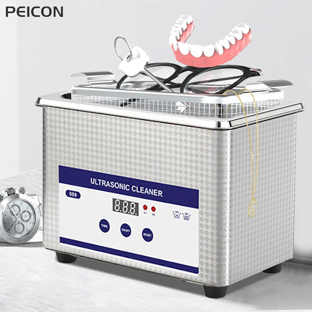Ultrasonic Cleaner Portable Digital Washing Machine Ultrasound Bath ...